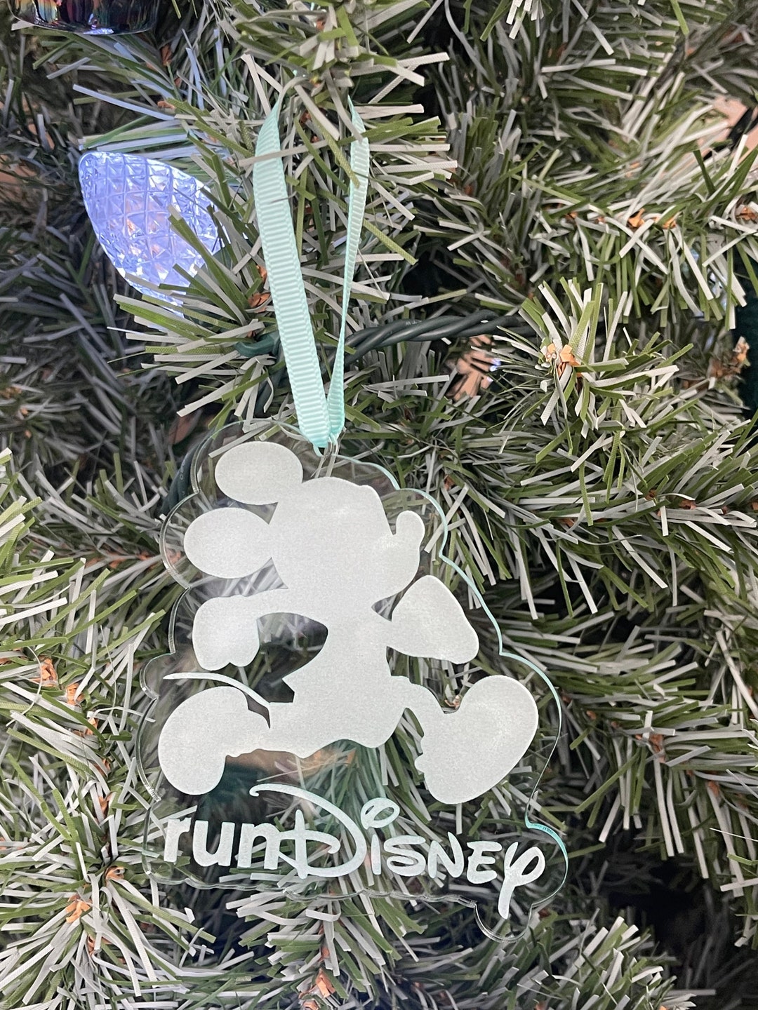 Running Mickey Rundisney Inspired Ornament Runner Gift Marathon Half ...