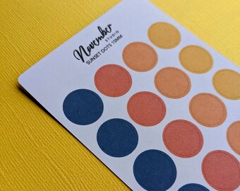 15mm Dot Stickers - Etsy