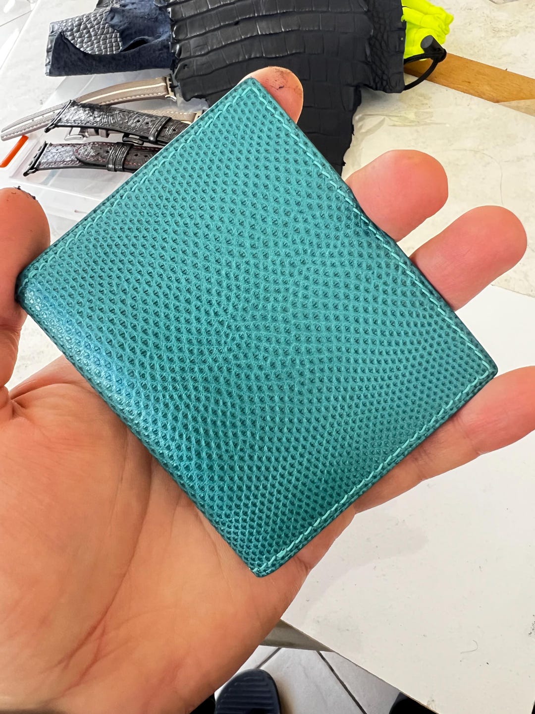 Snake Leather Wallet Cardholder - Etsy