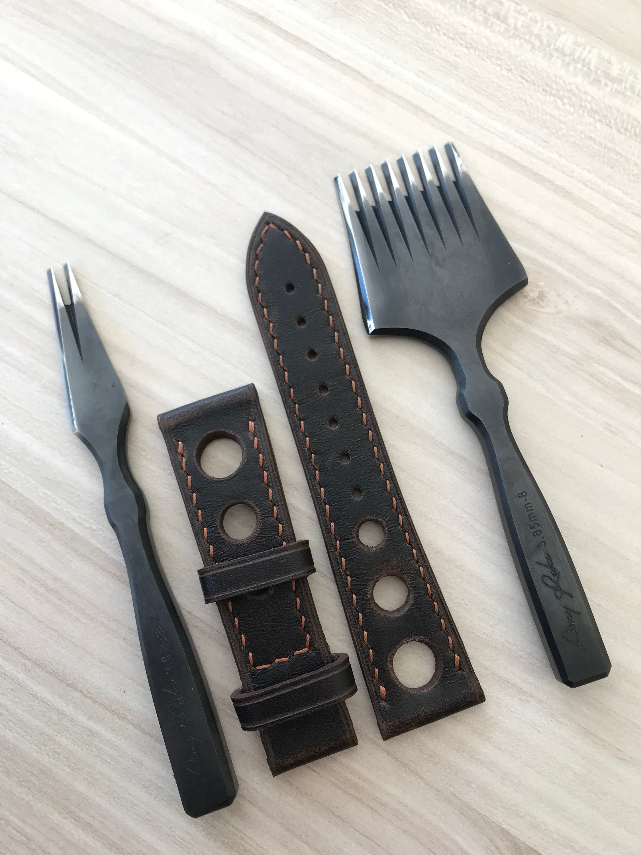 Leather Handmade Mens Watch Strap Band Gift for Men & Women - Etsy