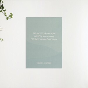 Romantic Quote, "not If It's You," Classical Literature, Orestes ...