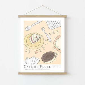 Whimsical French Lunch, Cafe, Paris, France, Le Déjeuner, Food Art ...