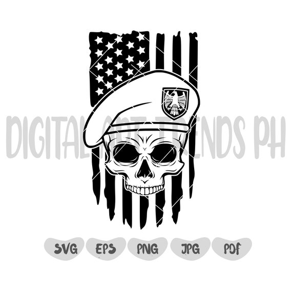 Army Special Forces Skull