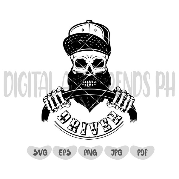 Truck Skull Svg - Etsy