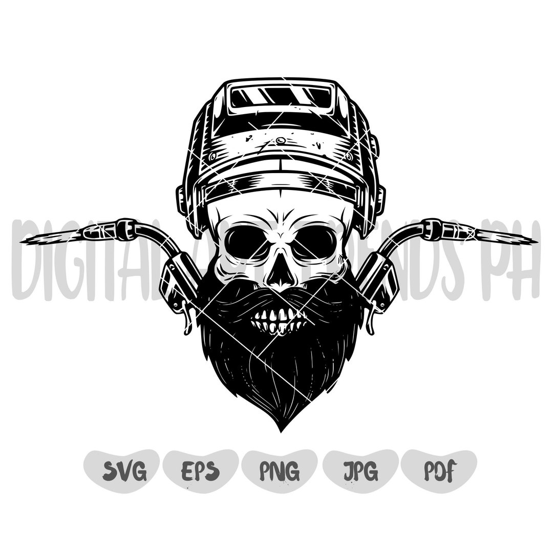Bearded Welder Svg Welder Skull Svg Welder Svg Welding Svg - Etsy Israel