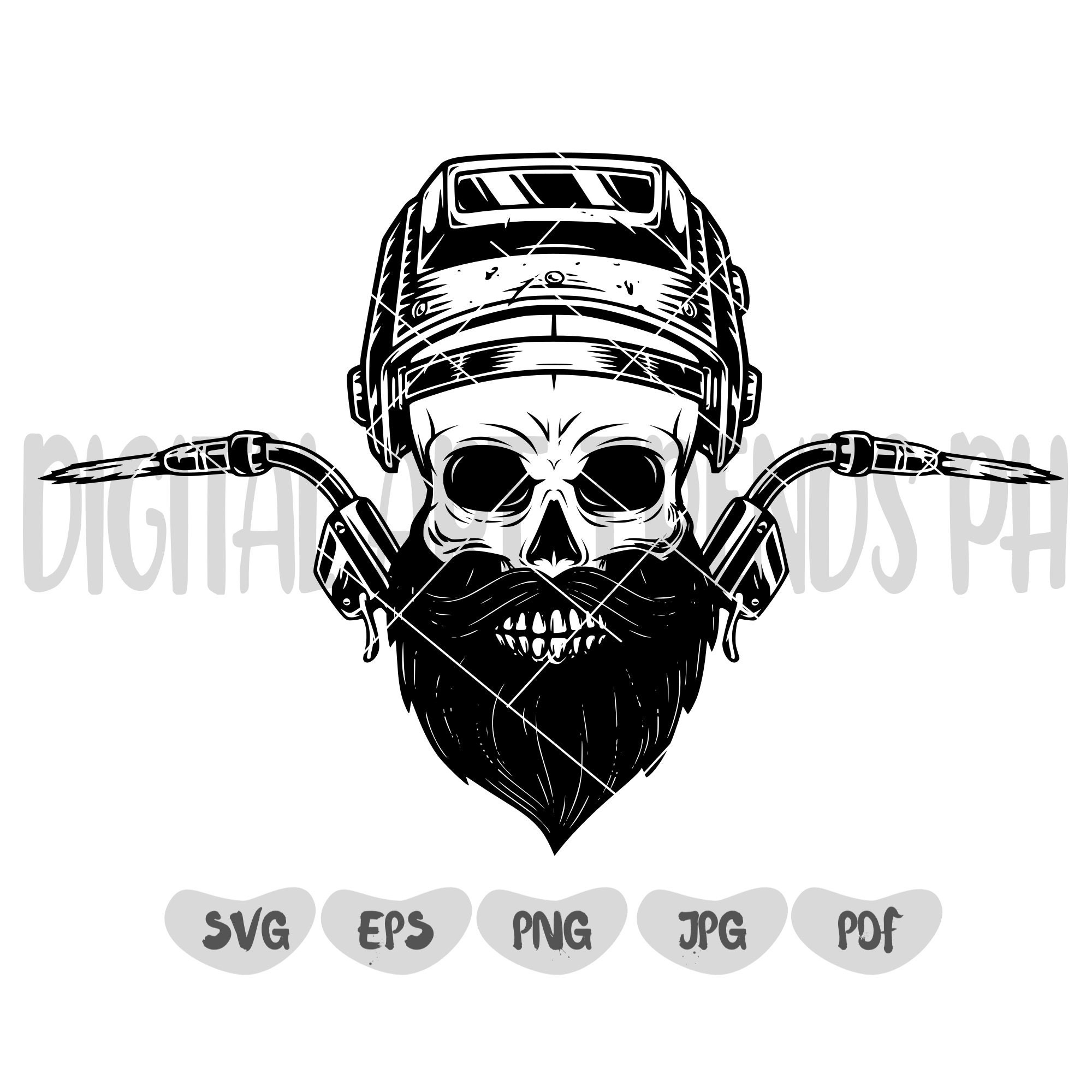 Bearded Welder Svg Welder Skull Svg Welder Svg Welding Svg - Etsy Israel