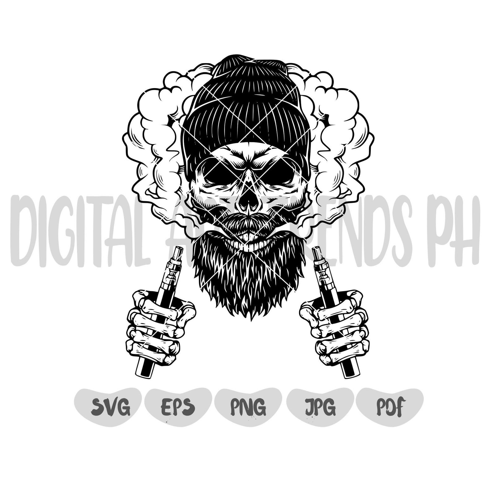 Vaping Skull Svg Vape Skull Svg File Vape Svg Vape Png - Etsy India