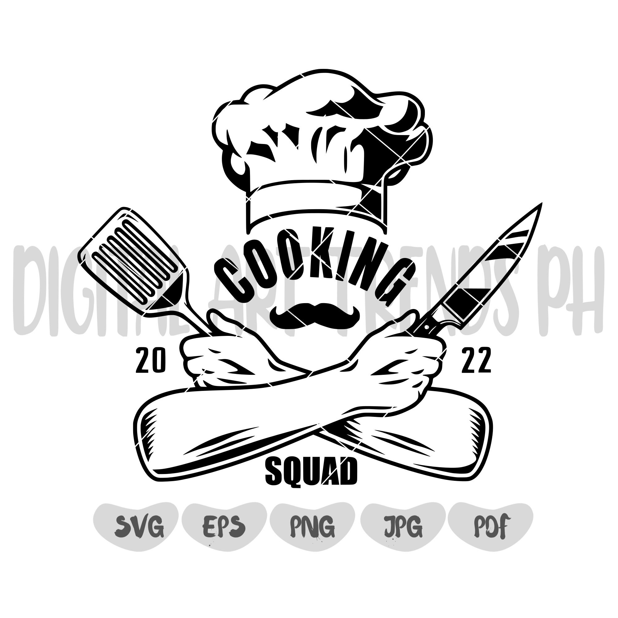 Chef Svg Cooking Squad Svg Chef Logo Svg Chef Tools Svg - Etsy Sweden
