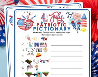 4th July Emoji Game - Etsy