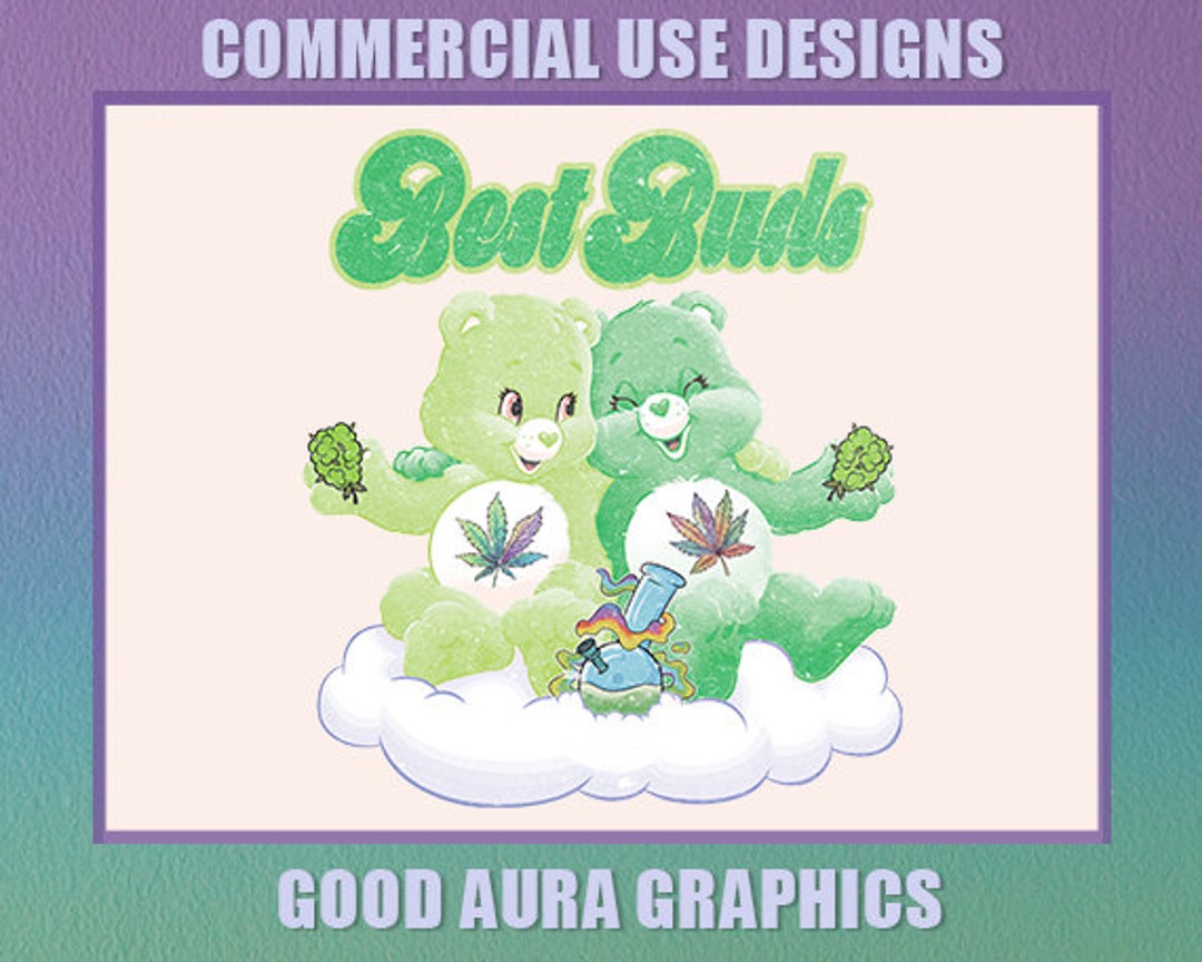 Funny Retro Cartoon Pot Bears Best Buds Weed Marijuana Leafs Shirt ...