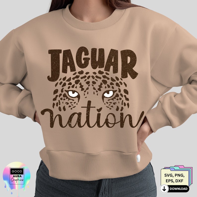 Jaguar Nation SVG PNG | Jaguars Mascot Svg | Jaguars Cheer or Sports Shirt Cut File | School ...