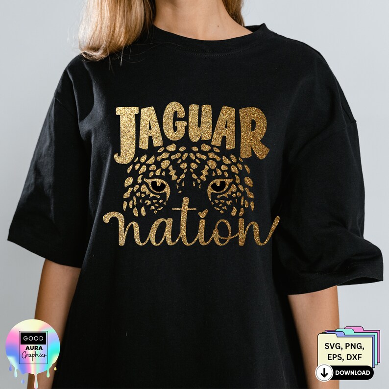 Jaguar Nation SVG PNG | Jaguars Mascot Svg | Jaguars Cheer or Sports Shirt Cut File | School ...