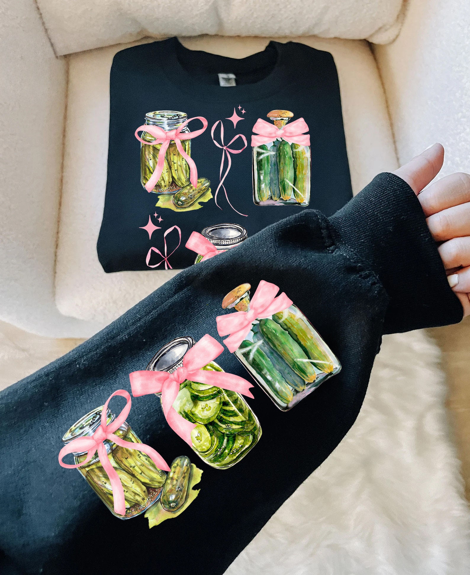 Pretty Pickles Sublimation Png File | Pink Coquette Bow Trendy Ribbon ...