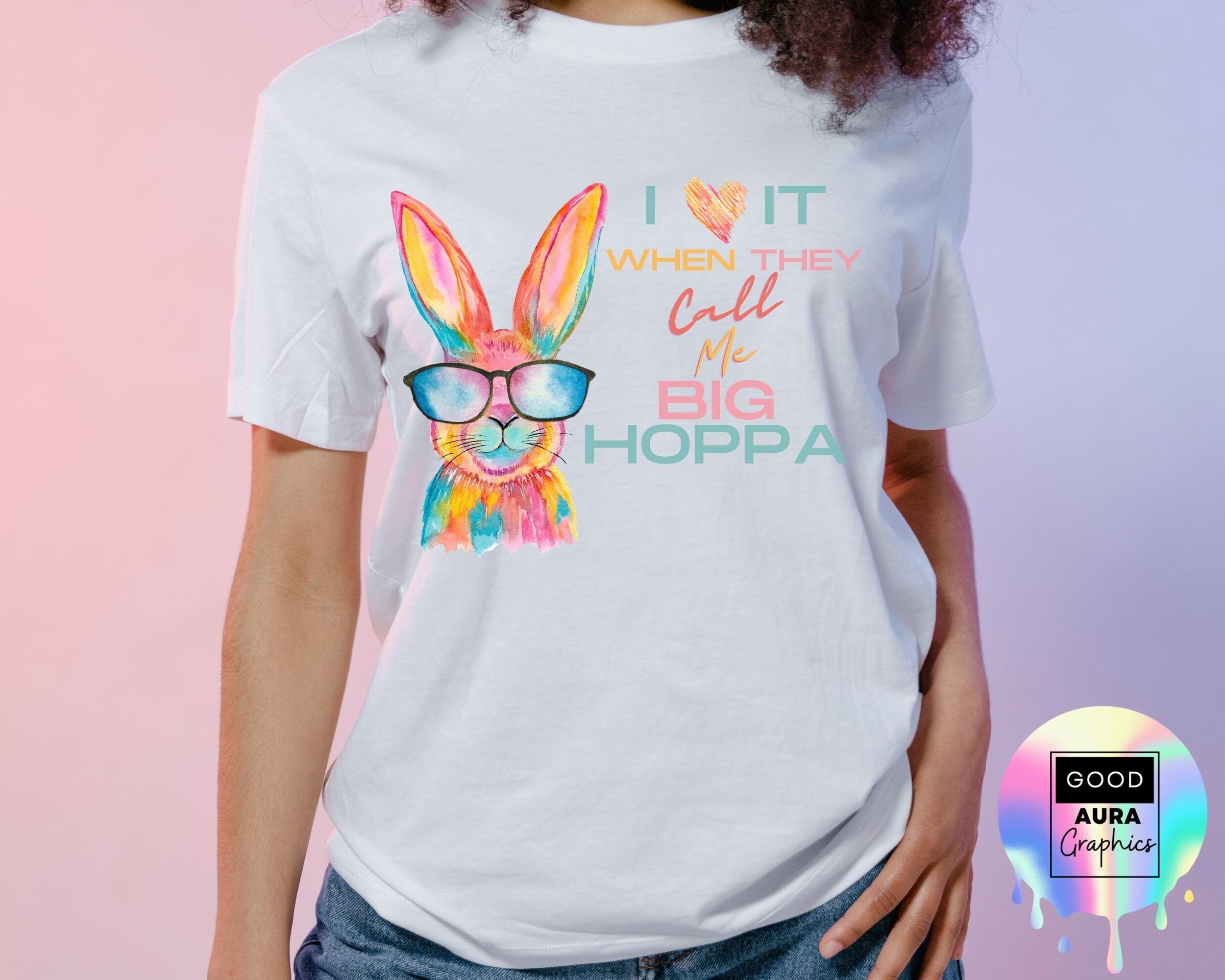 Tie Dye Big Hoppa Sublimation PNG Funny Easter Download Tshirt Design ...