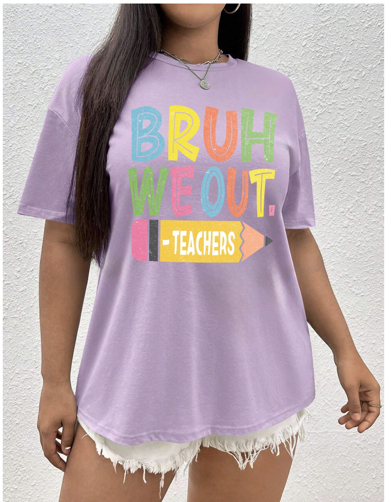 Bruh We Out Cute Pencil Teachers Svg Png Bundle Last Day of School Cool Shirt Design End of Year ...