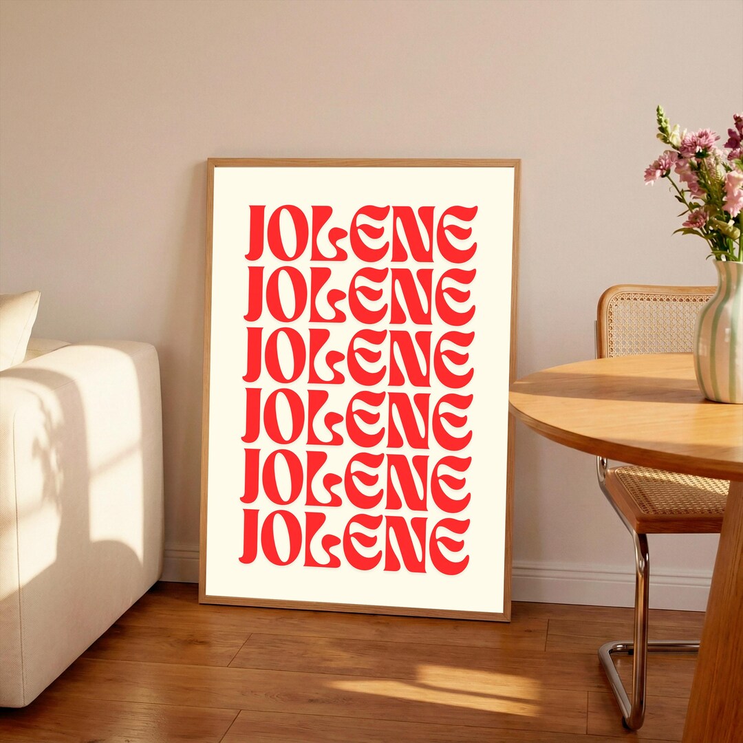 Dolly Parton Jolene Poster: Country Music Wall Art - Etsy UK
