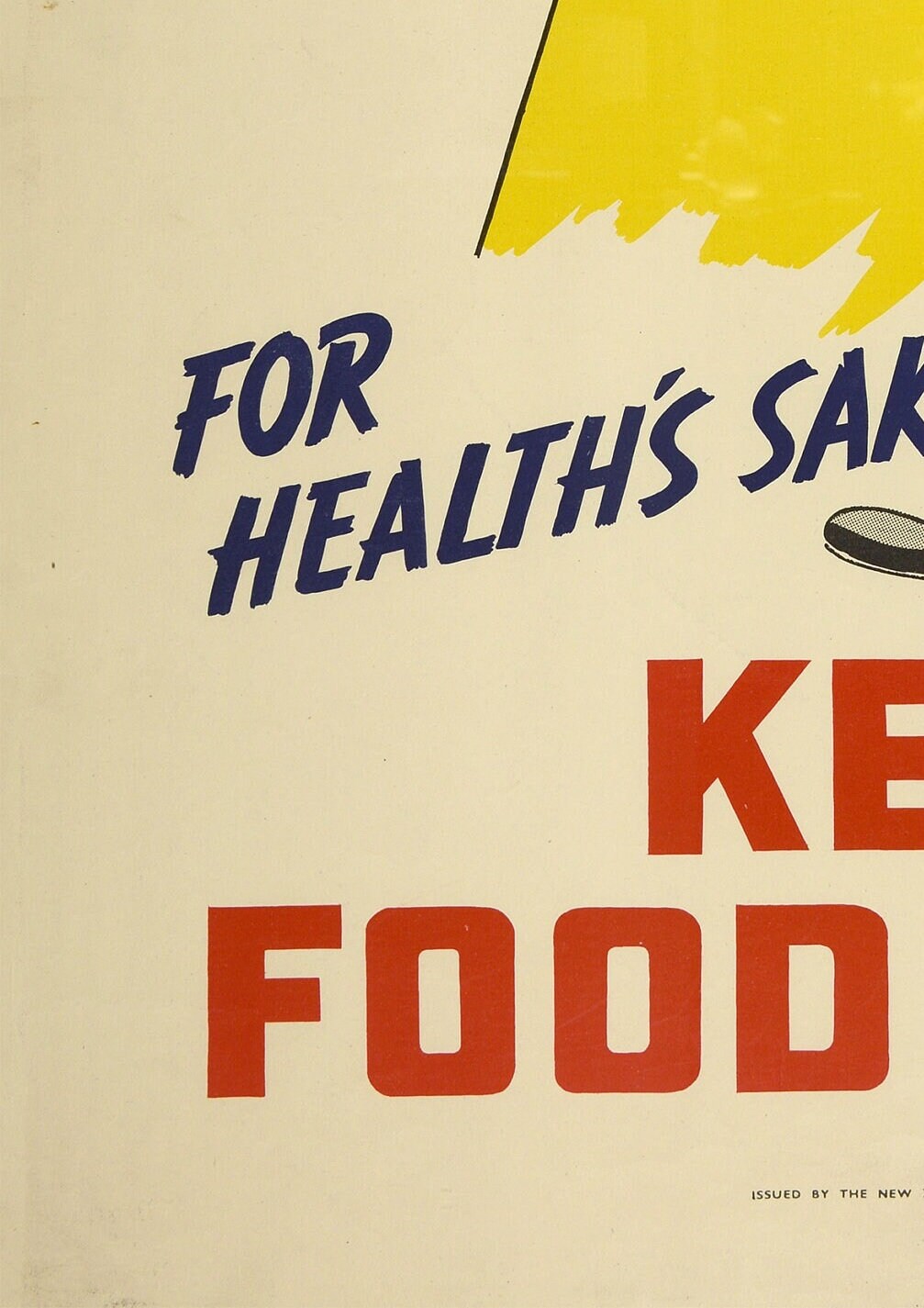 Vintage Food Safety Poster: Funny Kitchen Wall Art (A4/A3 Print) - Etsy