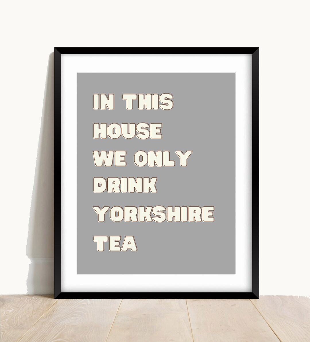 Yorkshire Tea Kitchen Print: Retro Colorful Wall Art - Etsy UK
