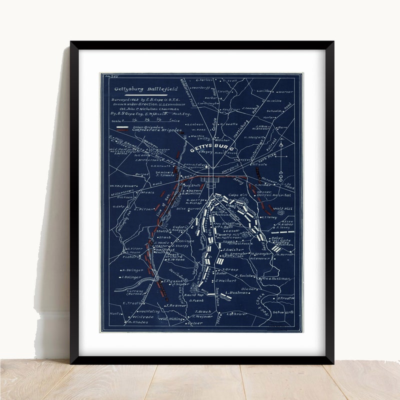 Battle Gettysburg - Etsy UK