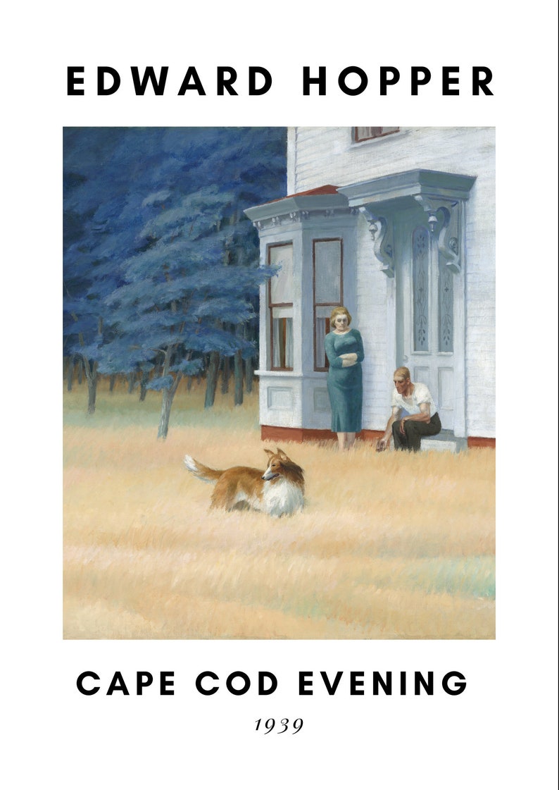 Edward Hopper Cape Cod Evening - Etsy