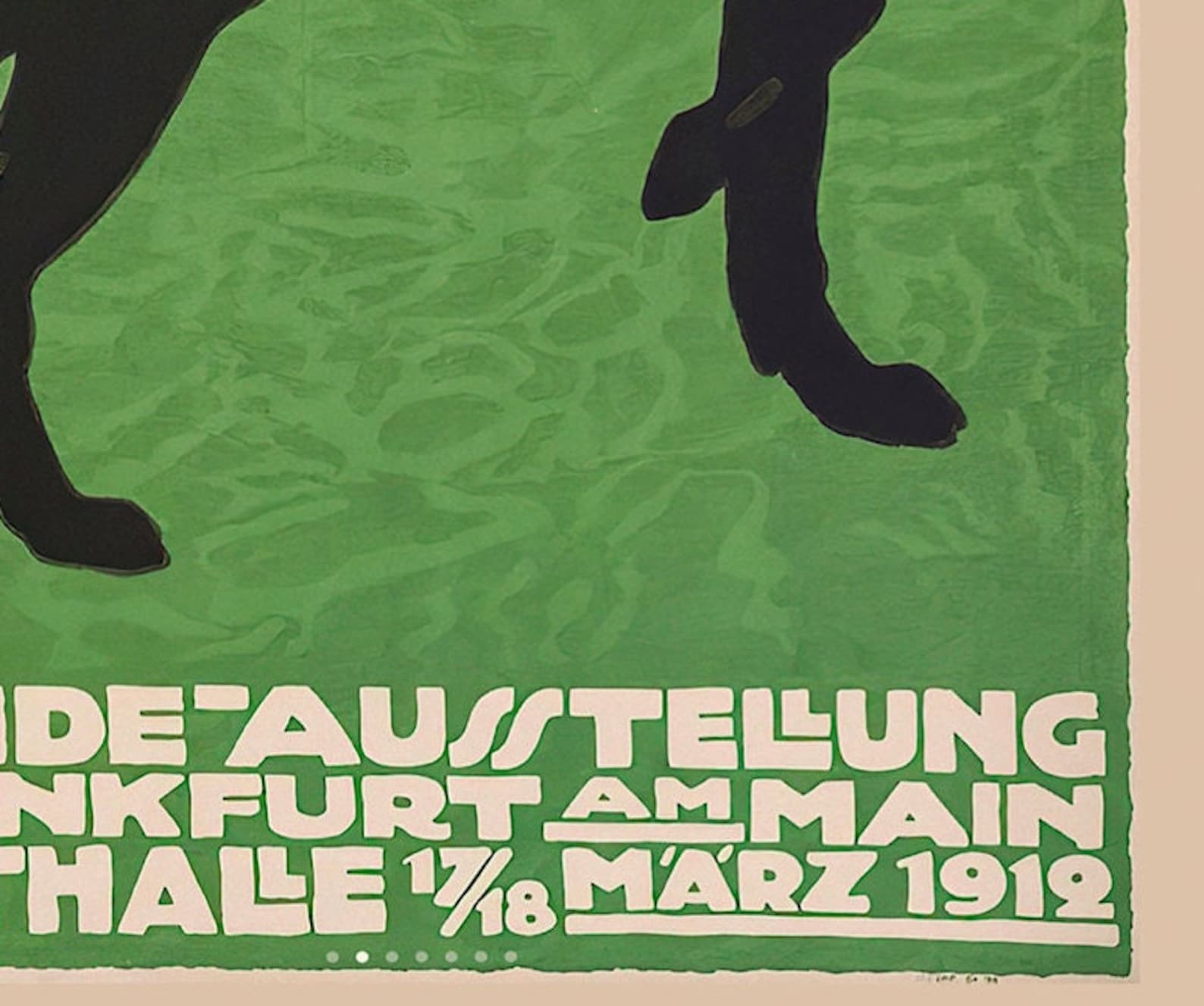 Vintage Greyhound Poster Ludwig Hohlwein, Art Nouveau Dog Print Vintage ...