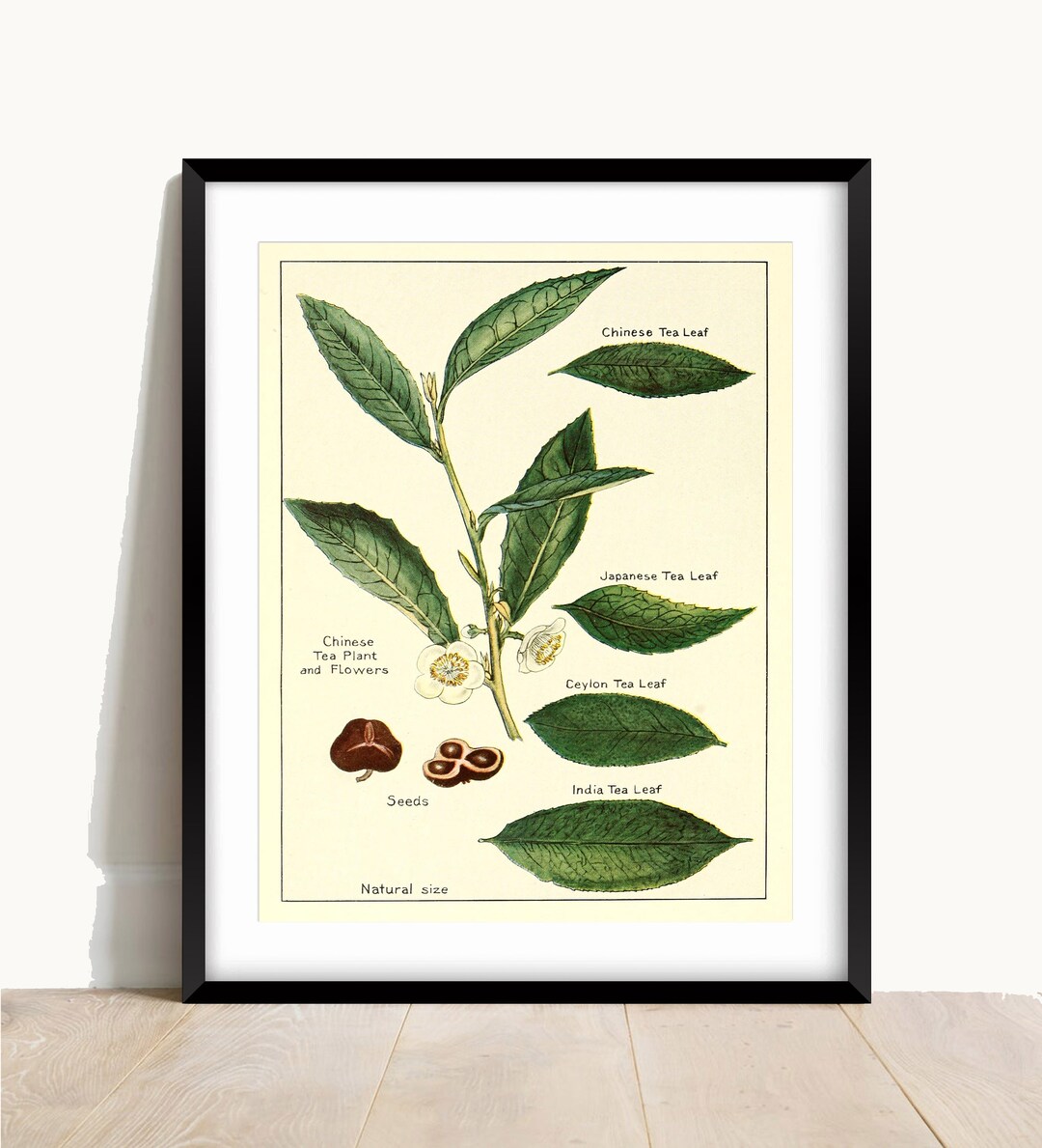 Vintage Tea Poster, Kitchen Wall Art, Vintage Home Decor, Gift for Her ...