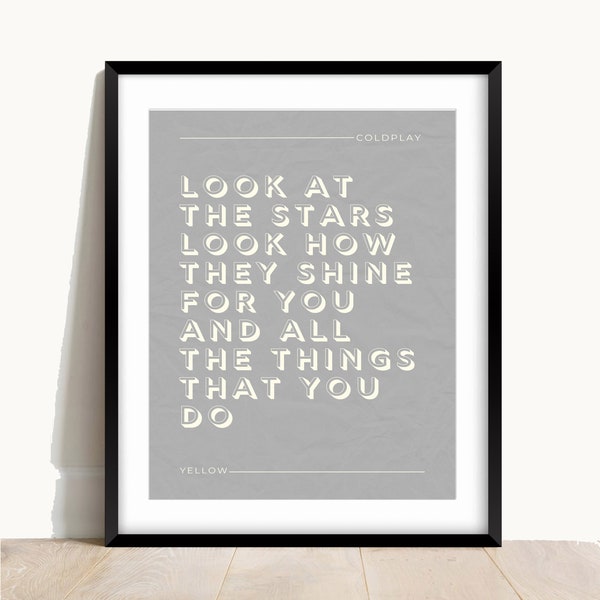 Coldplay - Etsy UK