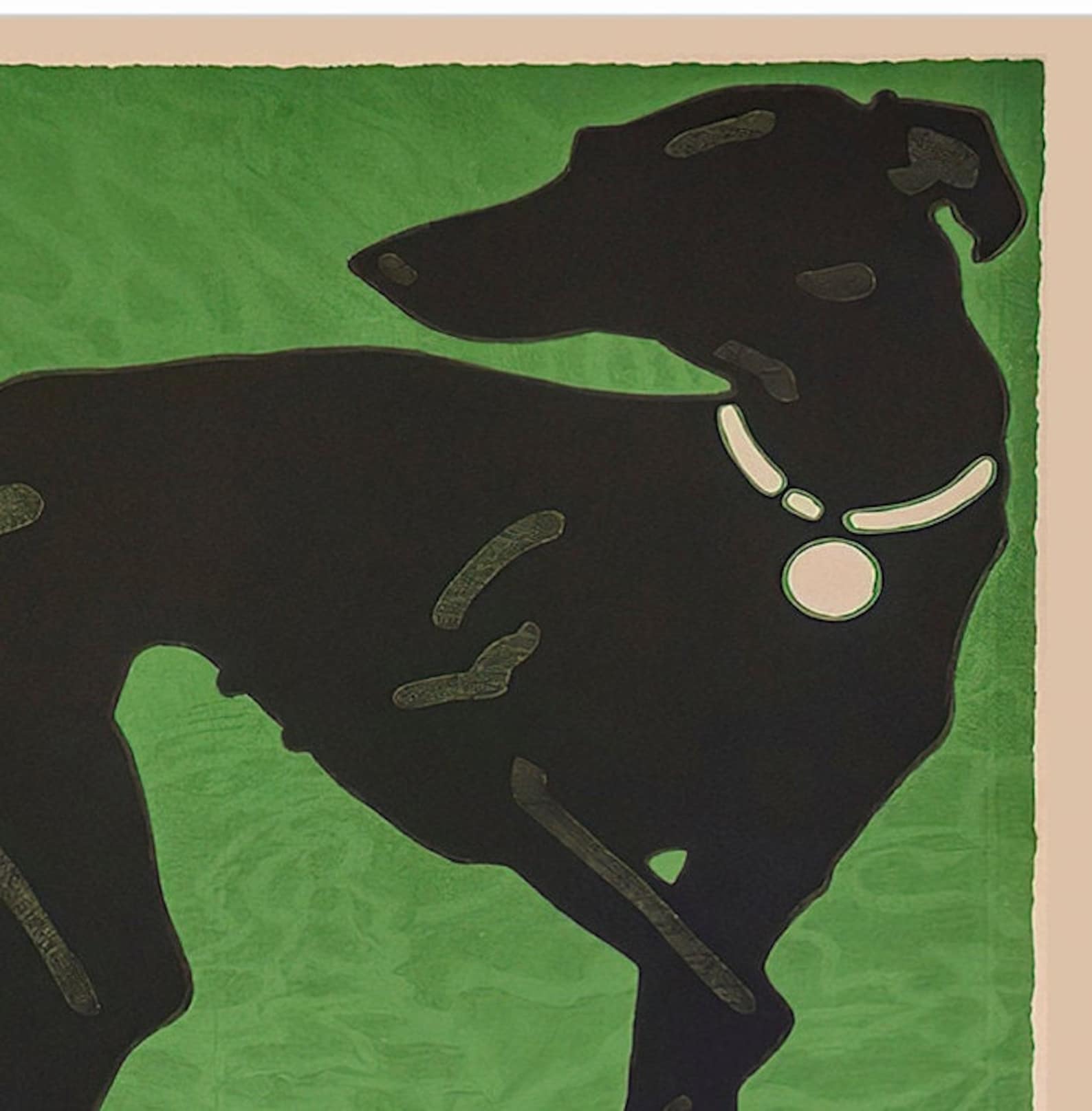 Vintage Greyhound Art Nouveau Poster by Ludwig Hohlwein - Etsy