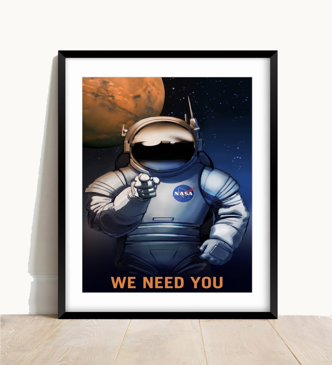 NASA Recruitment , Vintage Style Poster, the Universe , Space , Gift ...