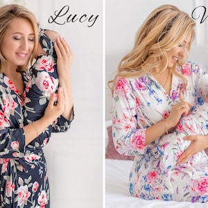 Matching Robe and Swaddle Set Mom and Baby, Maternity Robe and Matching ...