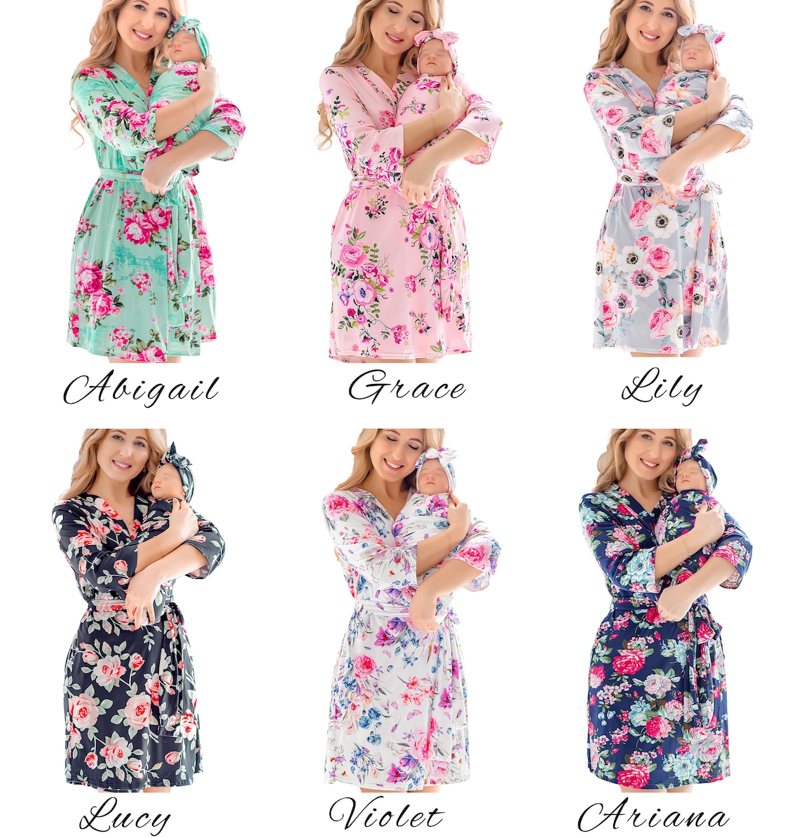 Labor and Delivery Gown Matching Baby Set Labor and Delivery - Etsy