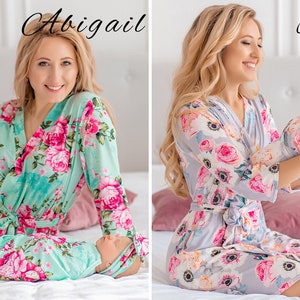 Matching Robe and Swaddle Set Mom and Baby, Maternity Robe and Matching ...