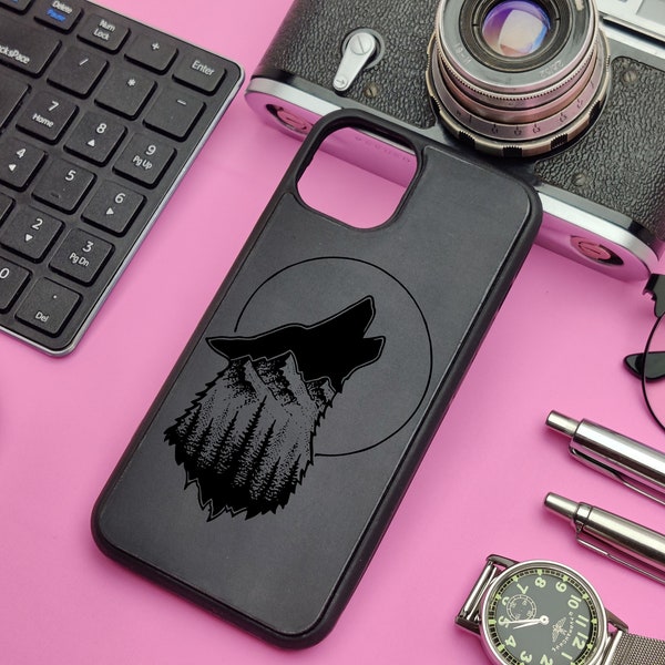 Wolf Phone Case - Etsy