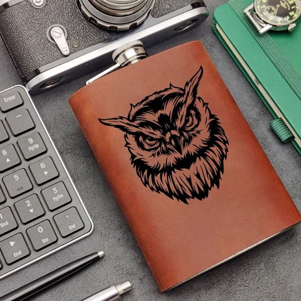 Owl Hip Flask - Etsy