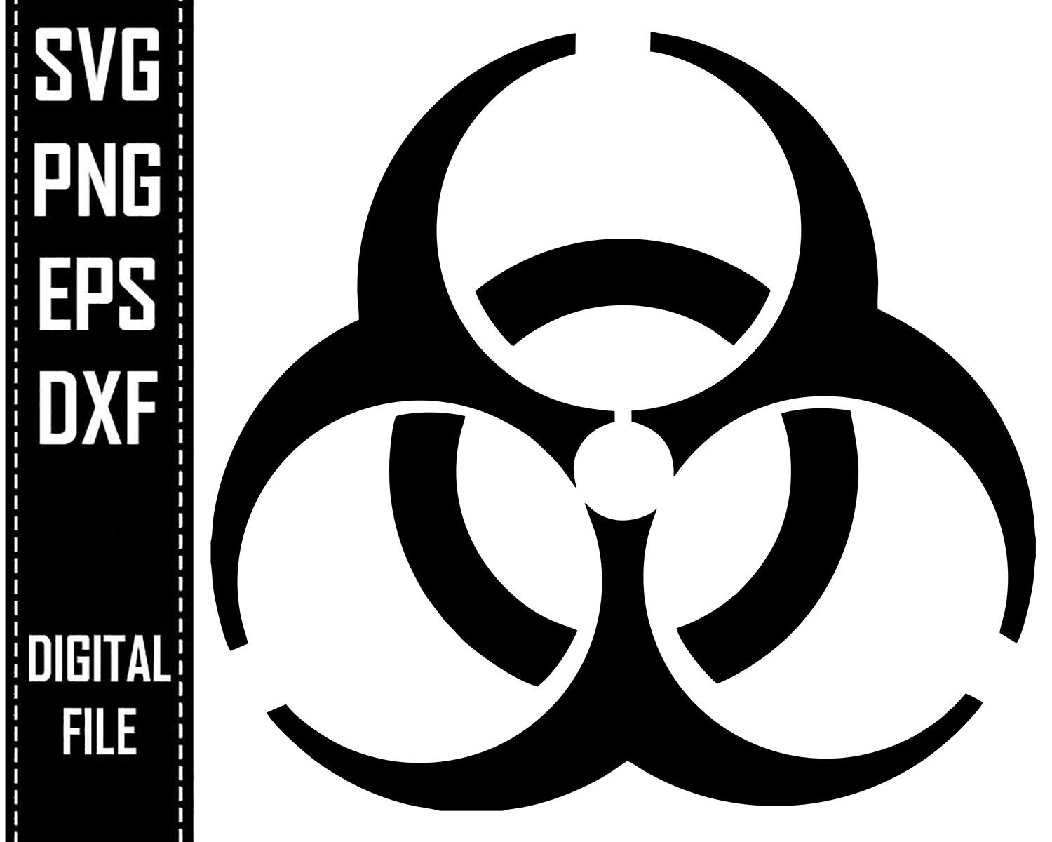 Biohazard SVG Biohazard Warnung Symbol schneiden Biohazard | Etsy