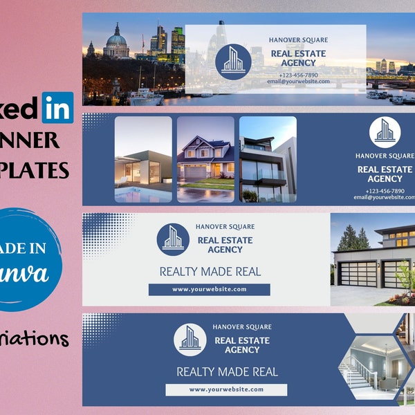 Linkedin Banner Canva - Etsy