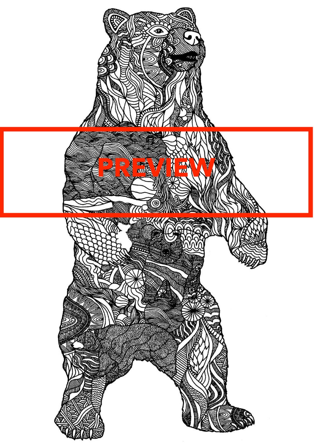 36 Dope Animal Coloring Pages Digital PDF Download - Etsy