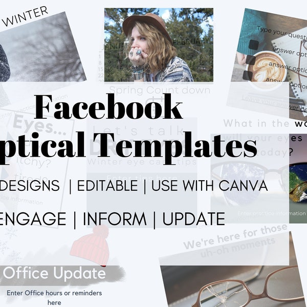 Optometry Canva Template - Etsy