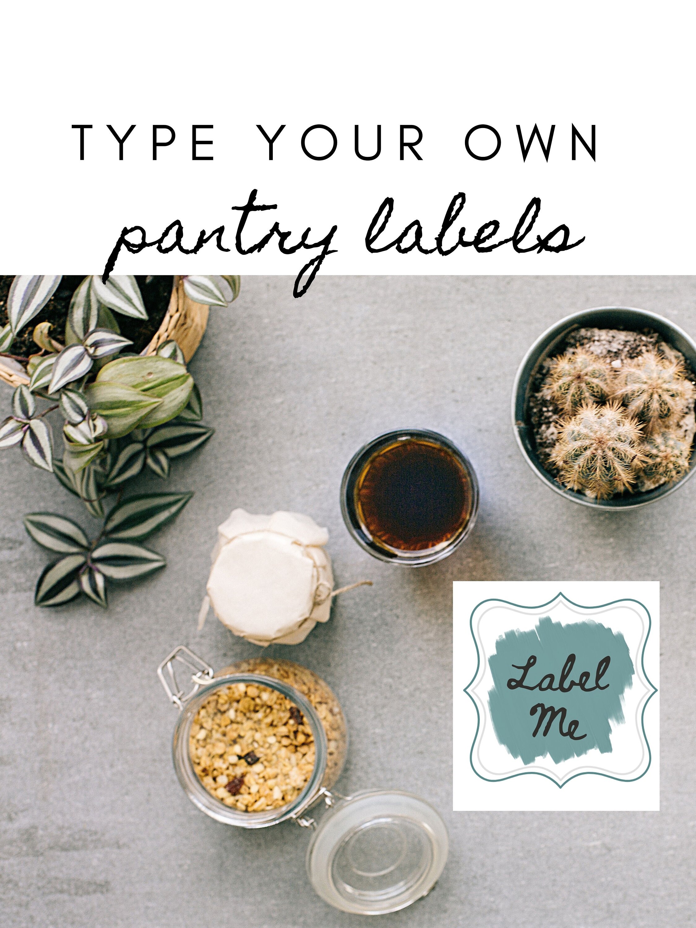 Pantry Labels Printable Digital File Print and Label | Etsy