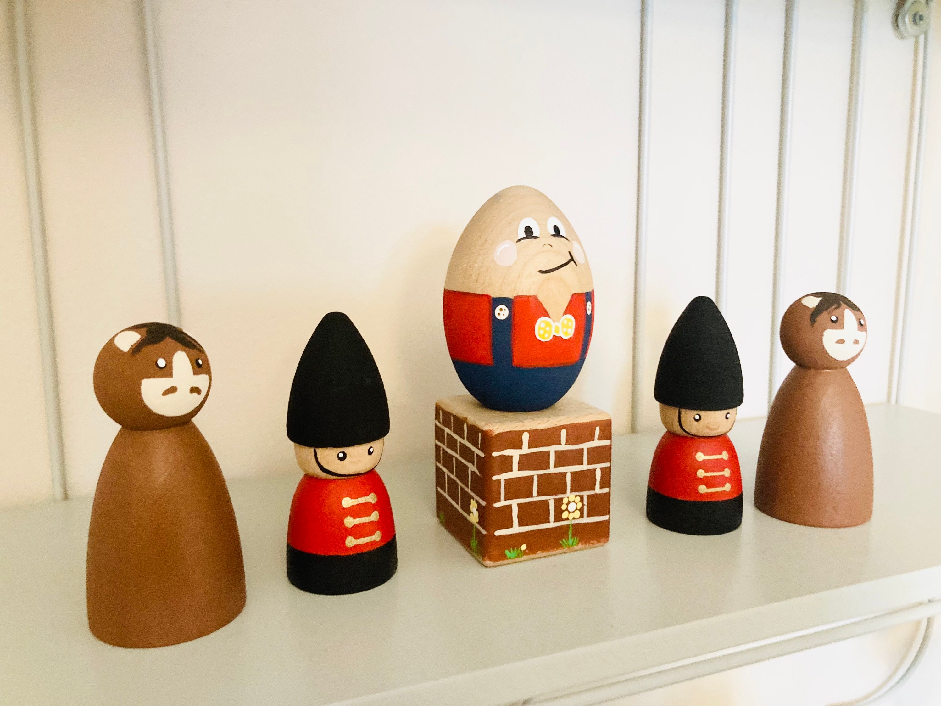 Humpty Dumpty Peg Doll Set Nursery Rhyme Prop Early Years - Etsy UK