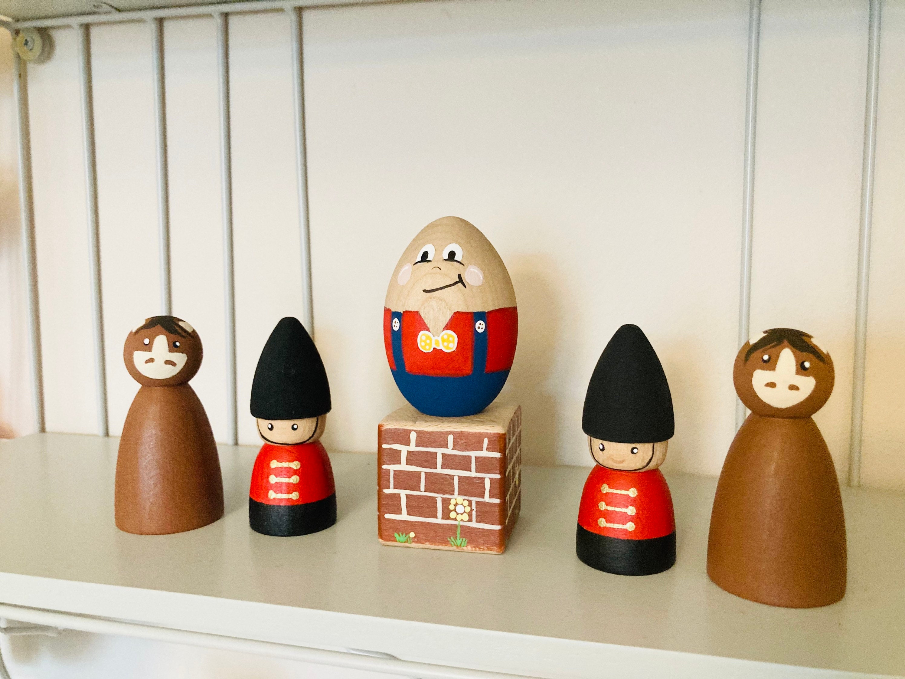 Humpty Dumpty Peg Doll Set Nursery Rhyme Prop Early Years - Etsy UK