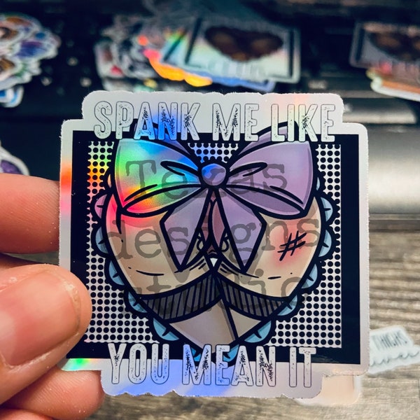 Spanking Sticker - Etsy UK