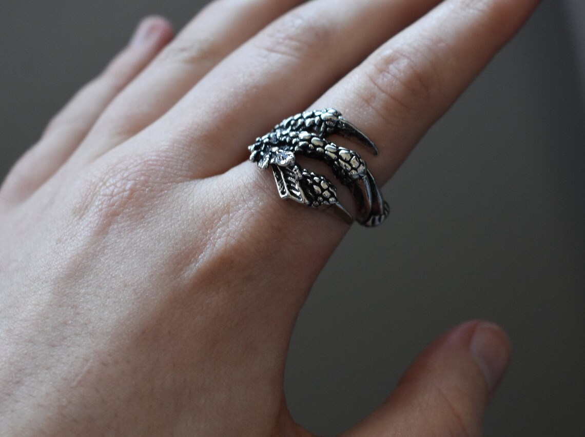 Eagle Claw Ring Eagle Claws Jewellery Animals Rings - Etsy UK