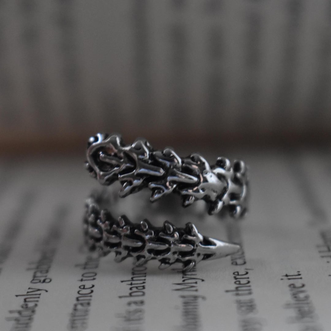 Adjustable Anime Style Ring - Antique Silver Tone - Etsy