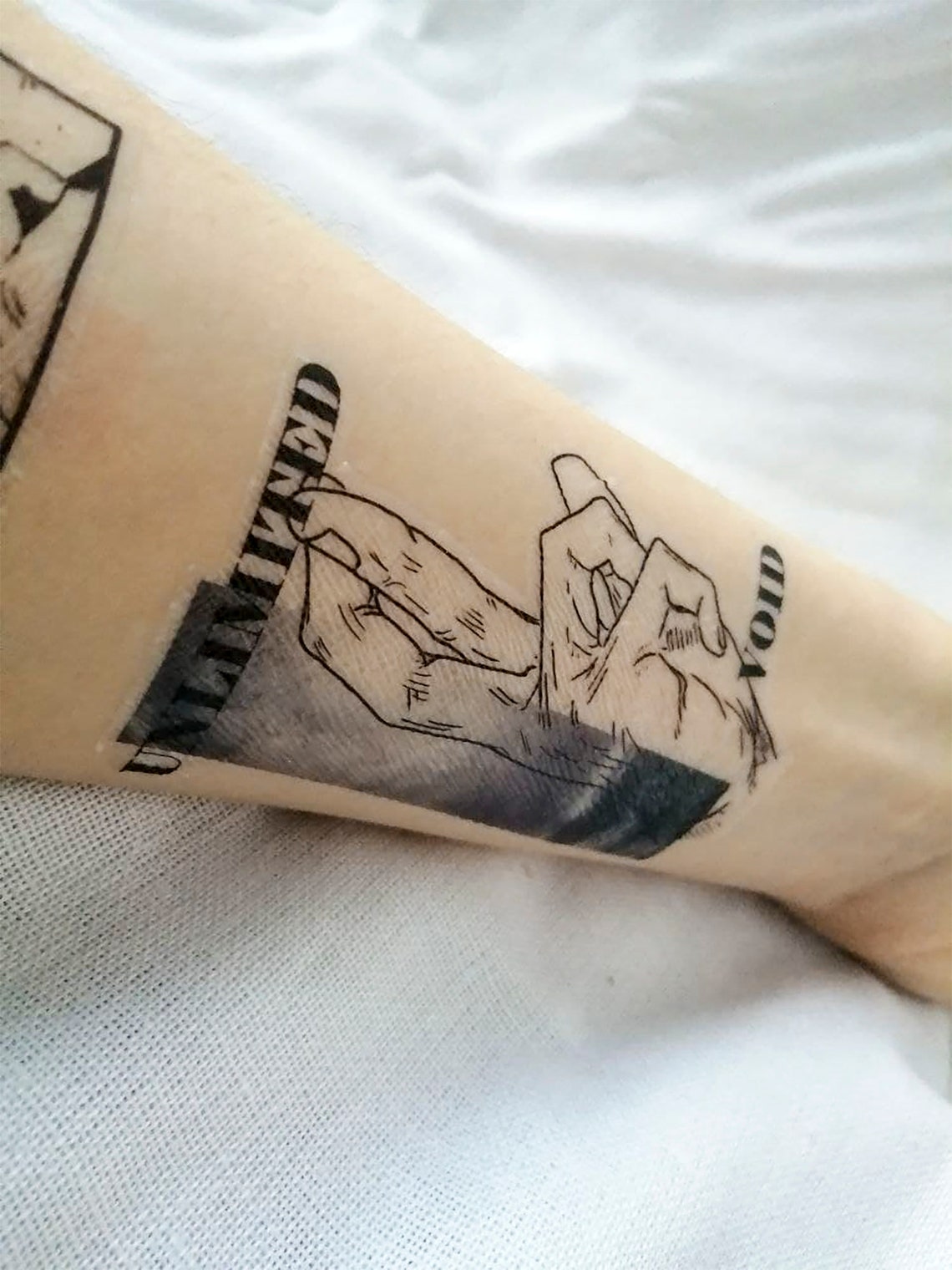 Gojo satoru fake tattoo Jujutsu kaisen anime manga jjk merch | Etsy