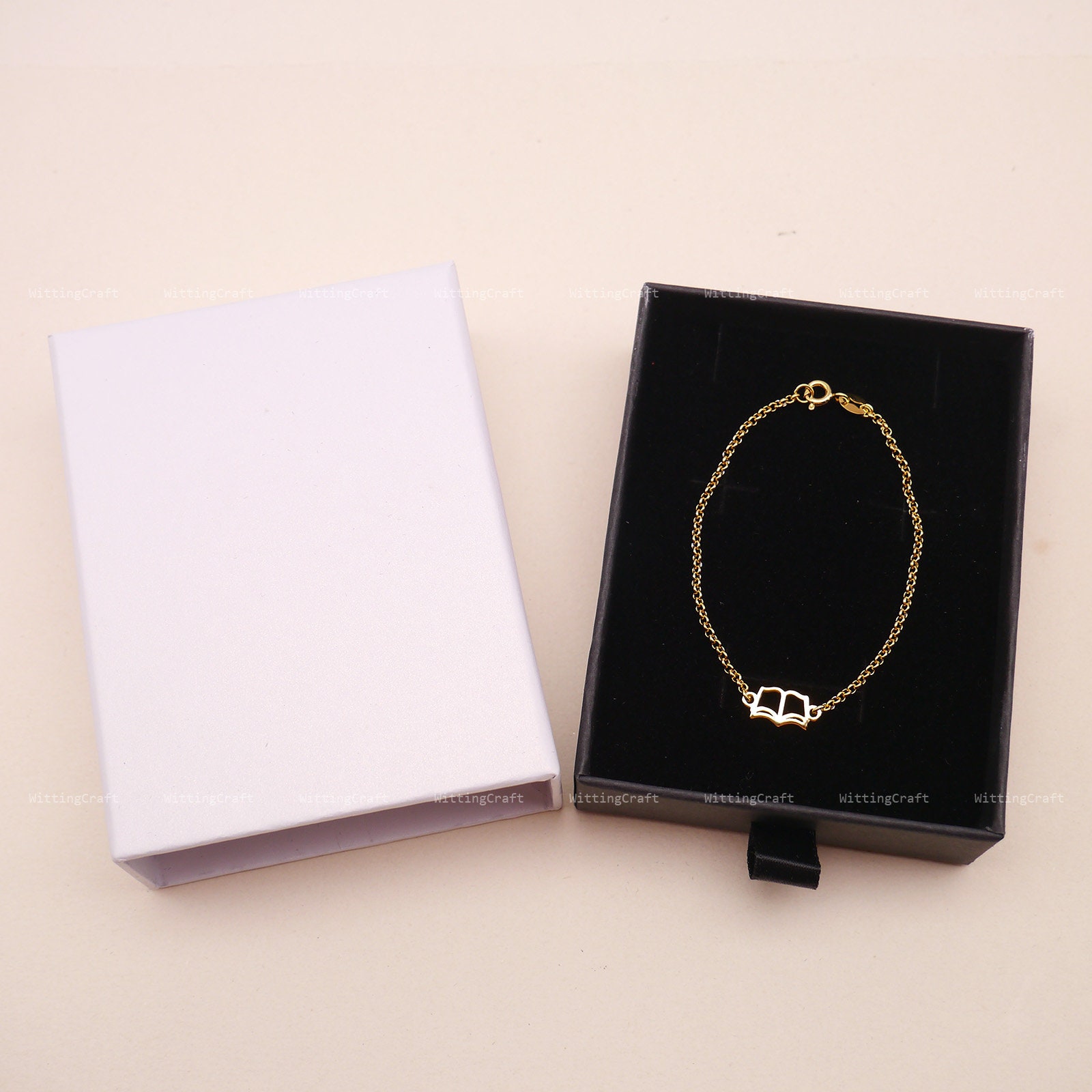 Book Bracelet Minimalist Open Book Bracelet Book Lover Gift - Etsy