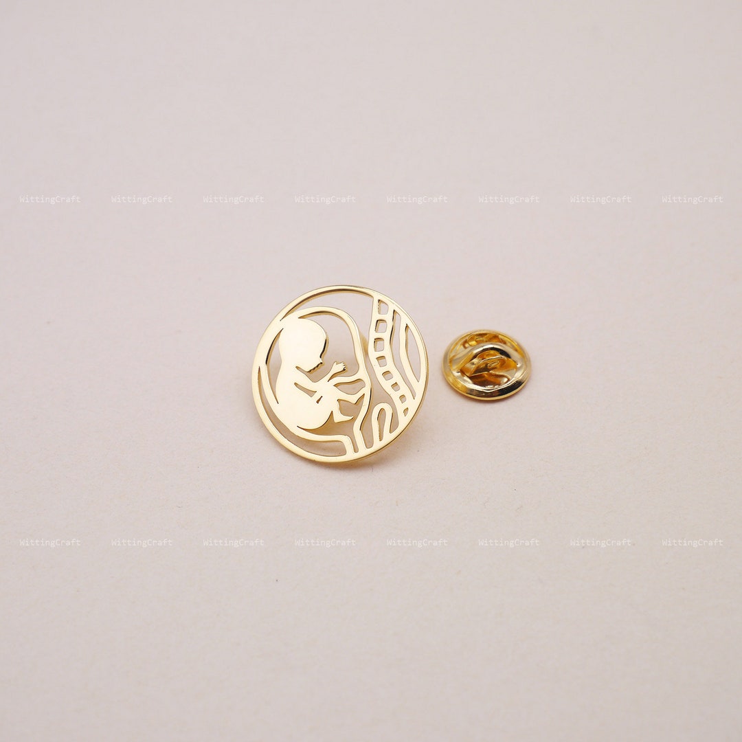 Broche bébé dans le ventre, broche fœtus, épingle pour bébé, faire-part ...