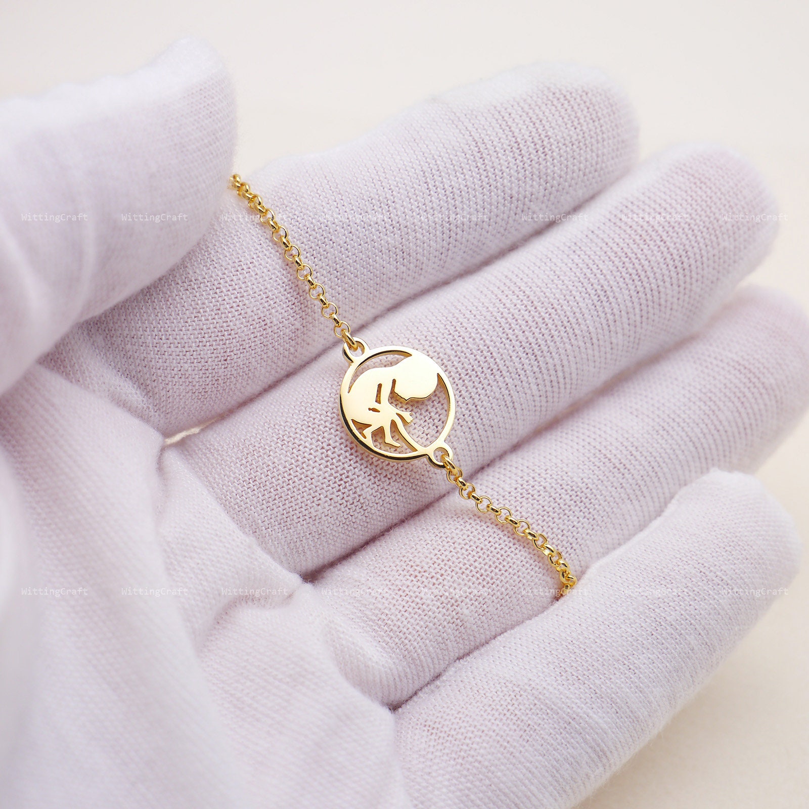 Baby in Womb Bracelet, Fetus Bracelet, Mom to Be Bracelet, 925 Sterling ...