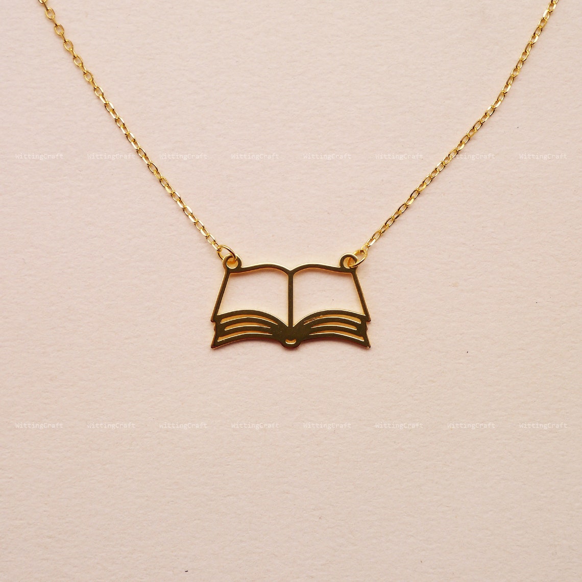 Book Necklace Open Book Necklace Book Lover Gift Bookworm - Etsy