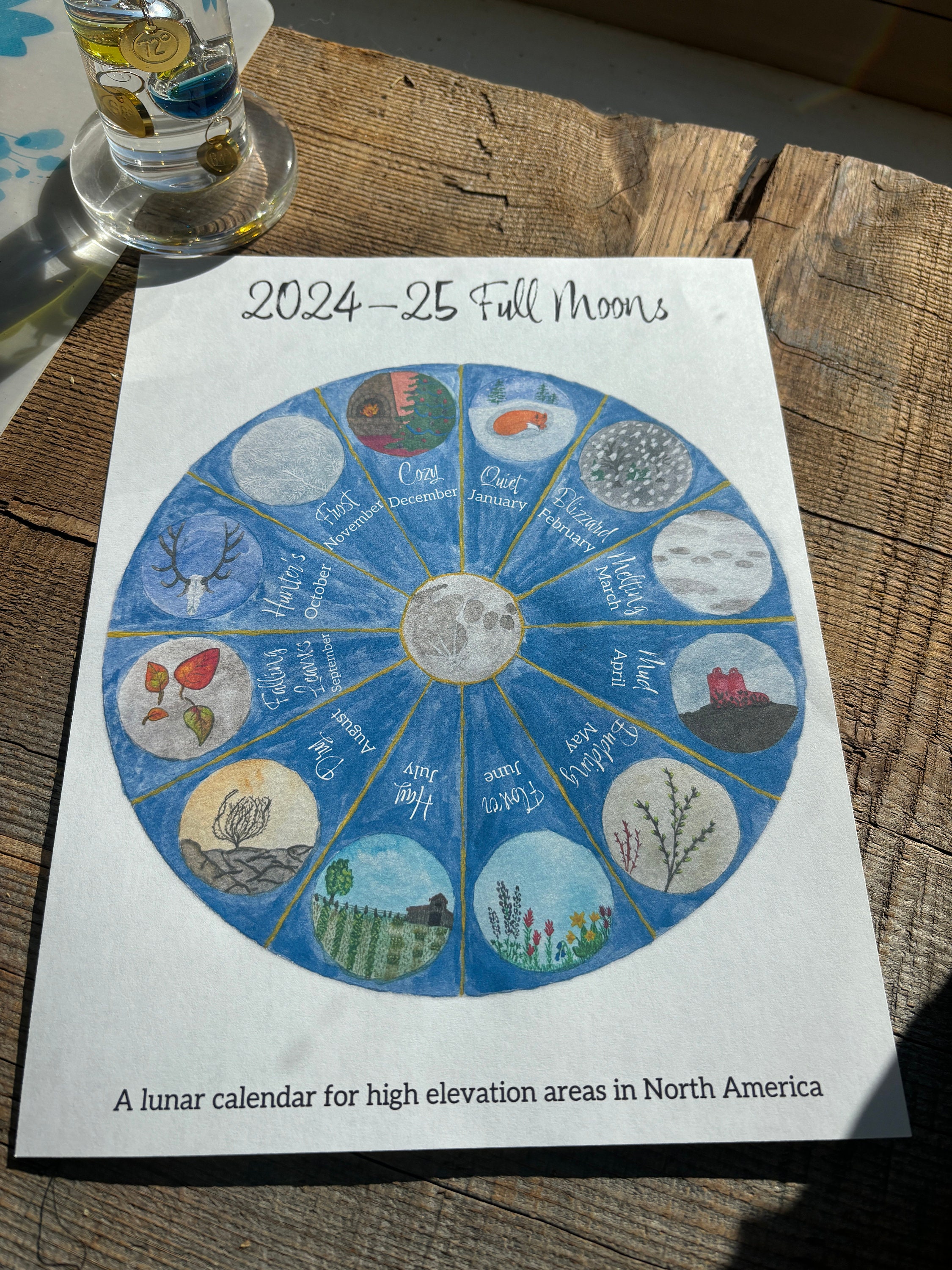 2024-25 Full Moon Wheel - Etsy